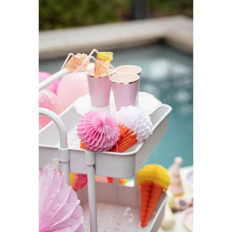 Ice Cream Shaped Honeycomb Decor – Boom Boom Party Shop
